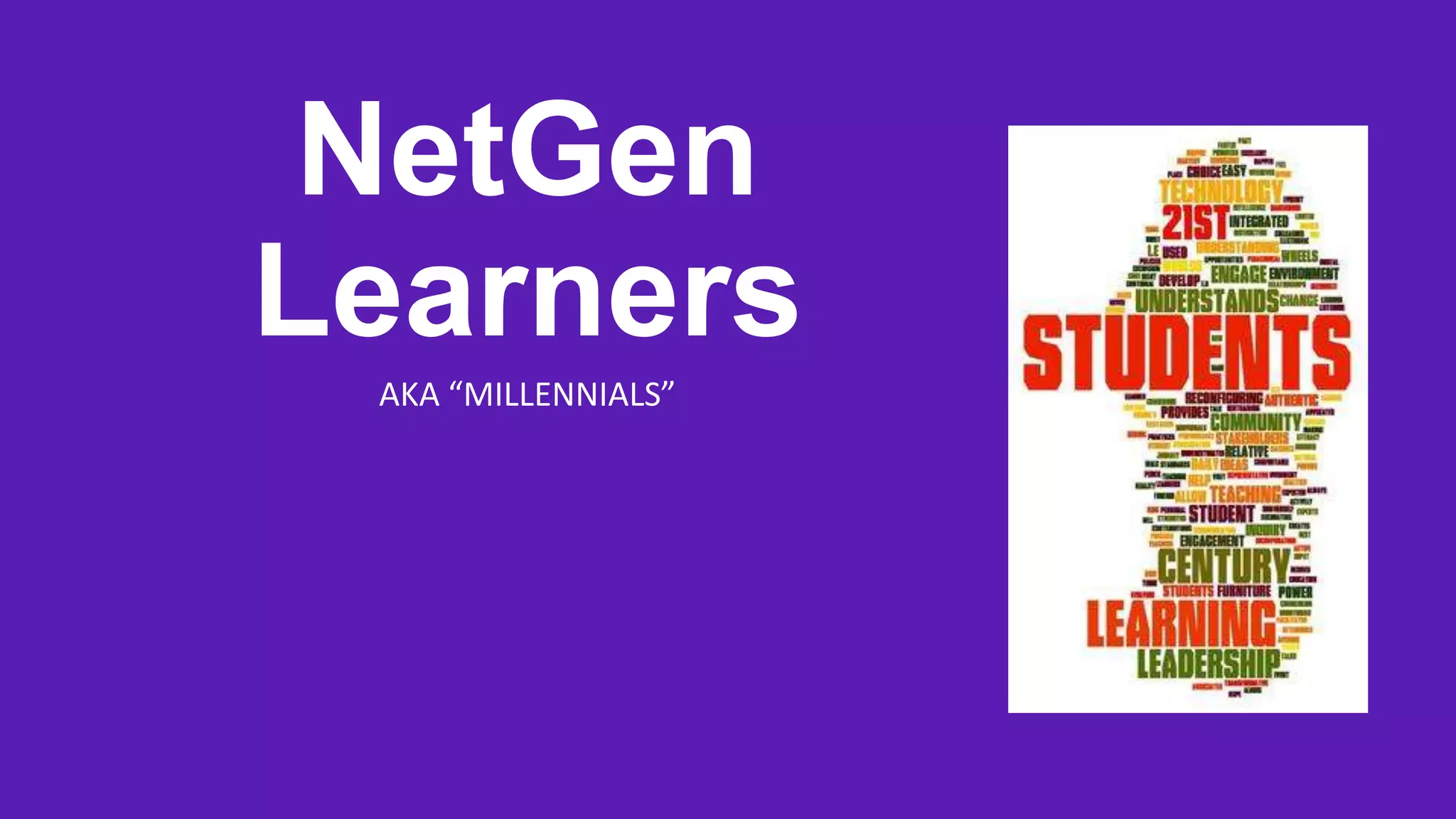 Millennial Learners | PPT