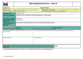 Risk Assessment | PDF