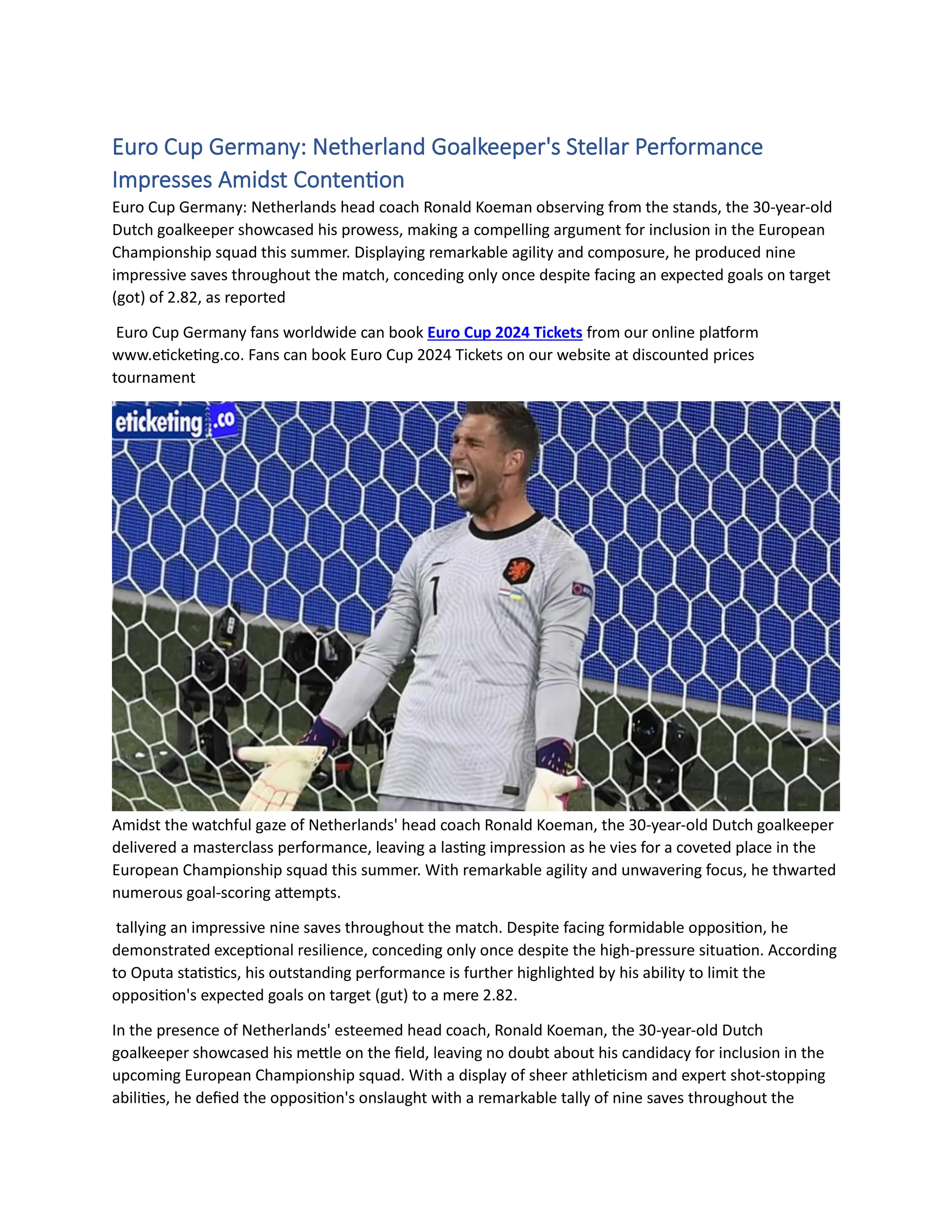 Netherland Goalkeeper's Stellar Performance Impresses Amidst Contention.pdf