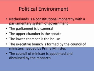 Netherlands | PPTX | Agriculture | Industries