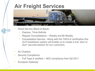 Geodis Wilson Netherlands Overview 2011 | PPT