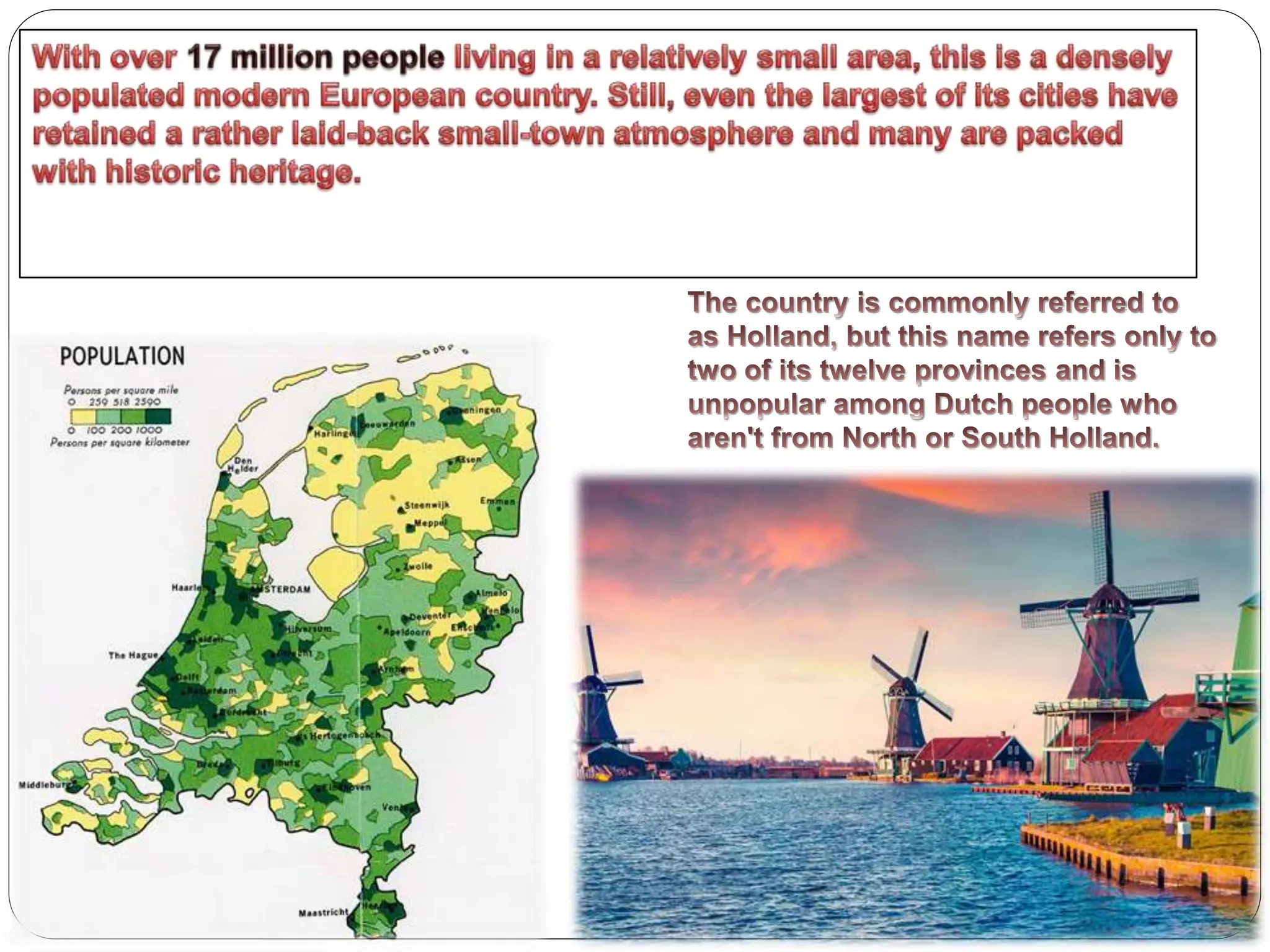 Netherlands and its tourism development opportunities | PPTX