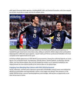 Netherlands vs Japan Japanese Stars to Face Former World Cup at the ...
