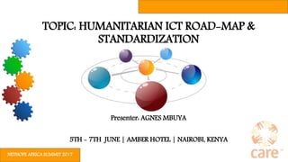 Humanitarian ICT Road-Map and Standardisation | PPTX | Technology ...