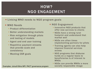 Mobile Money Business Models | PPT