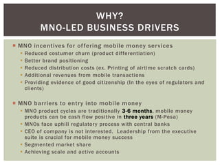 Mobile Money Business Models | PPTX