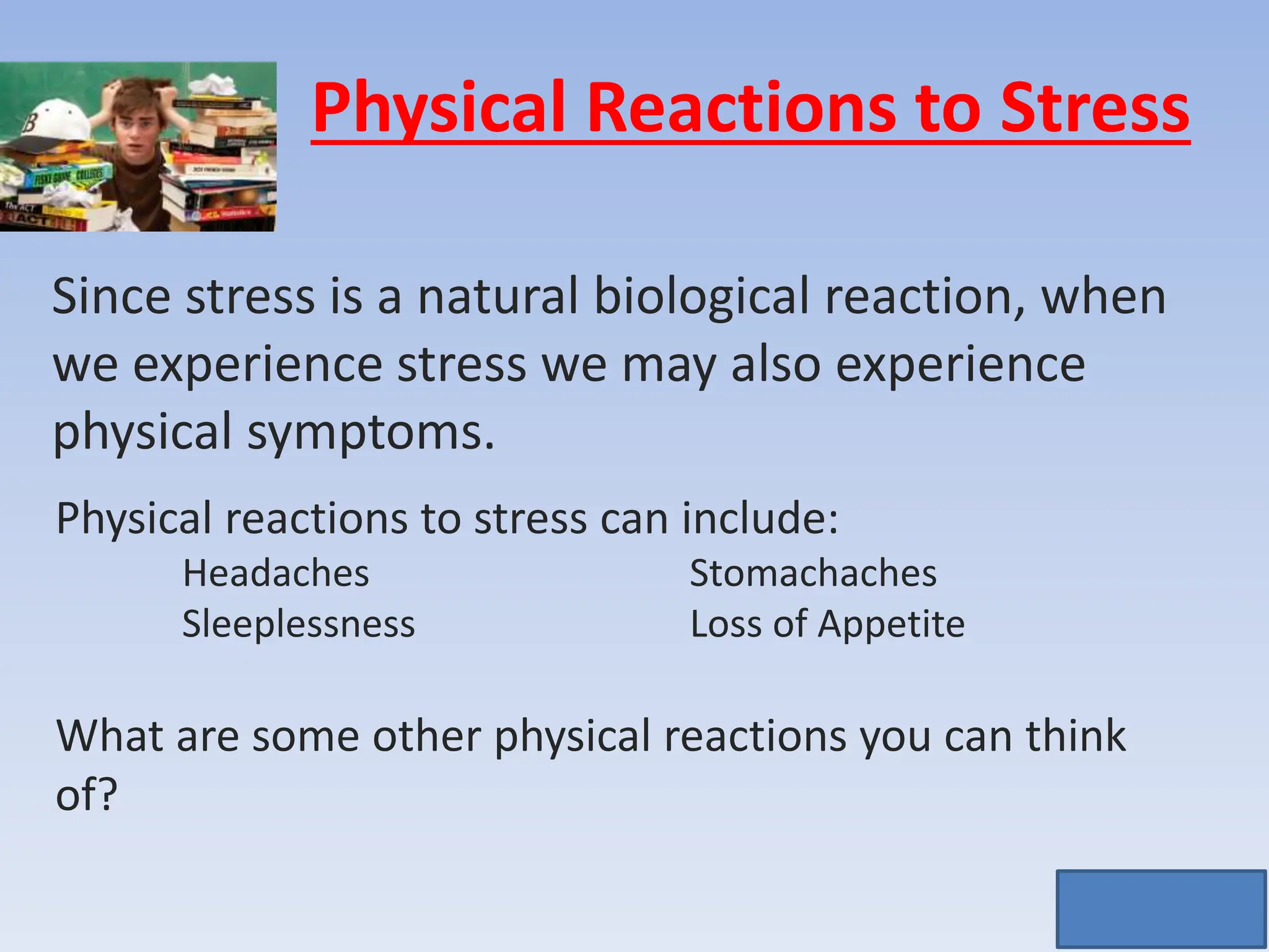 Mental Health, stress, positive stress negatibe stress | PPT