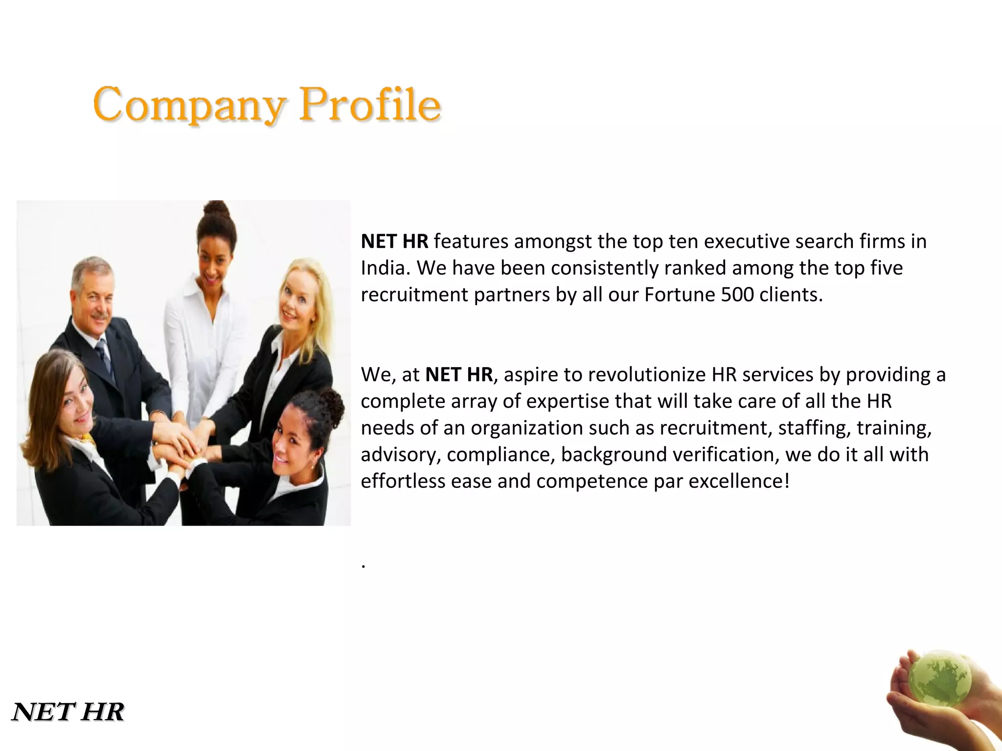 Net hr company profile | PPT