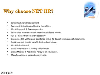 Net hr company profile | PPT