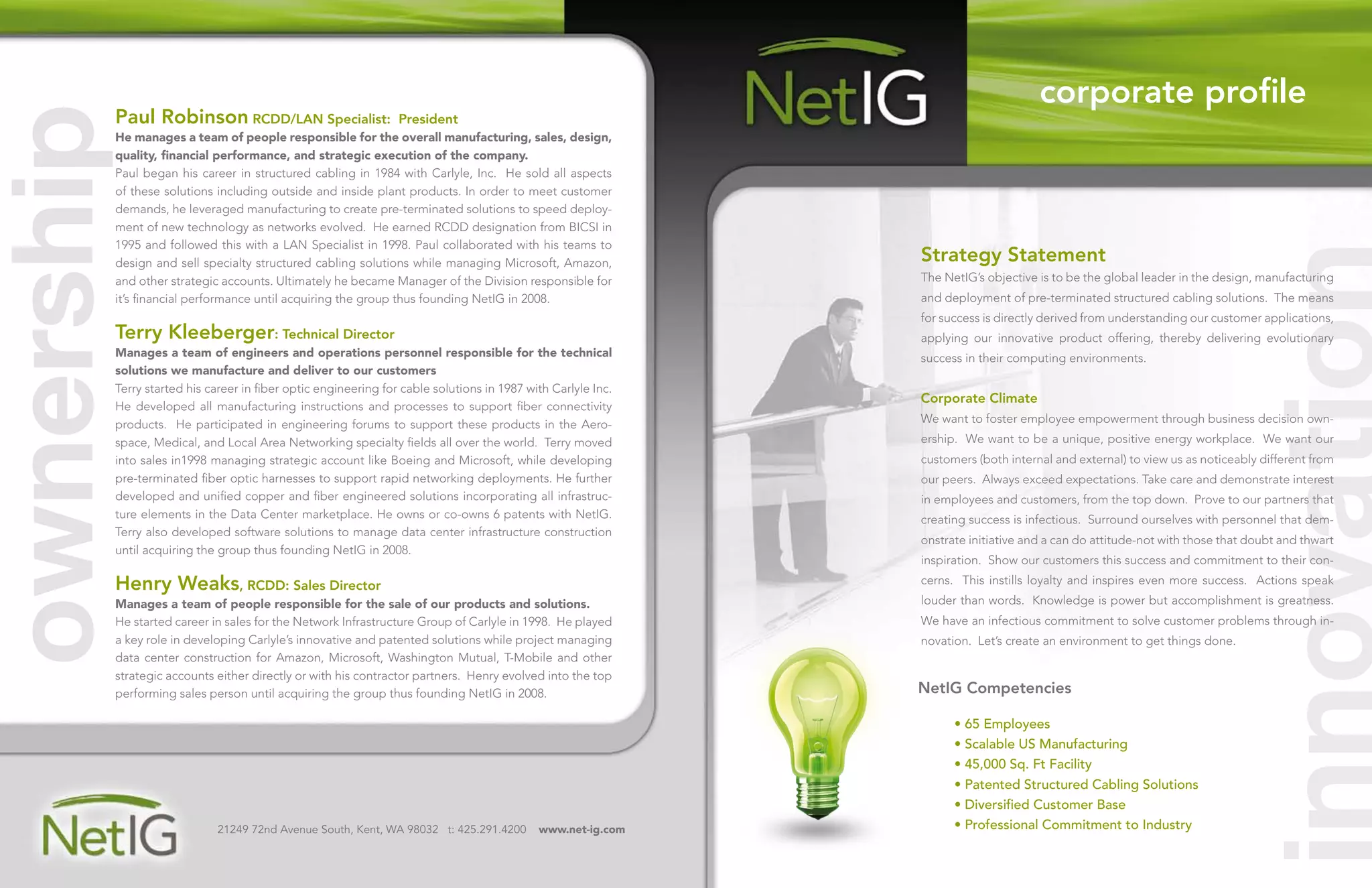 NetIG Corporate Profile | PDF