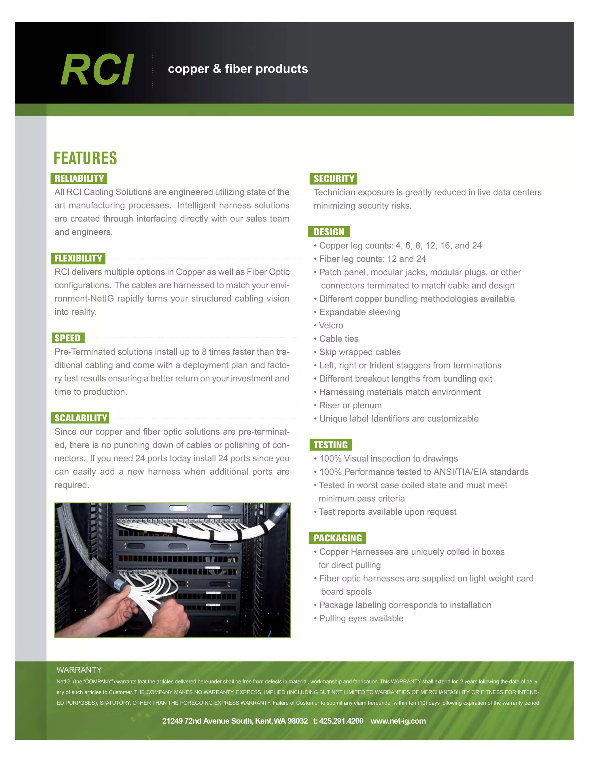 NetIG RCI Brochure | PDF | Computer Networking | Computing