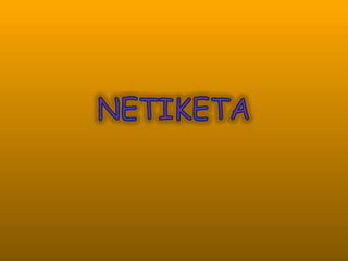 Netiketa | PDF