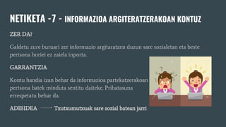 Netiketak t3 | PPT