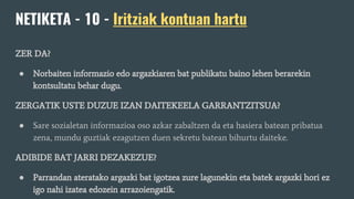 Netiketak t3 | PPT