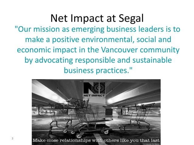 Net Impact Presentation | PPTX | Business | Business and Finance