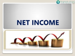 Net Income | Accounting | PPTX