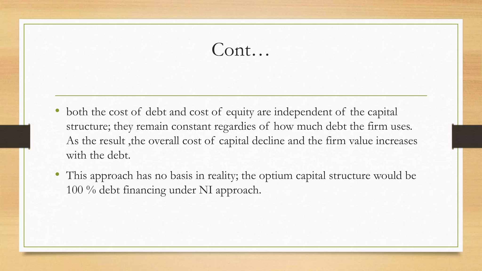 Net income approach | PPTX