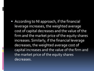 Net income (ni) approach | PPTX