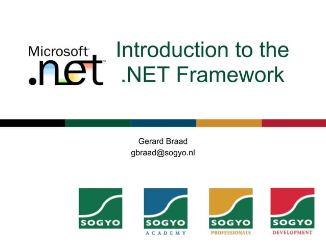 .NET Introduction | PPT