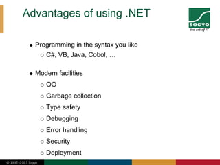 .NET Introduction | PPT