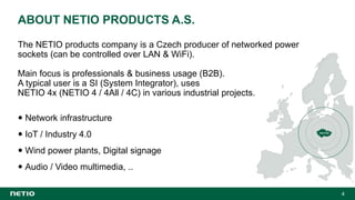 NETIO products company: Manufacturer of networked power sockets | PPT