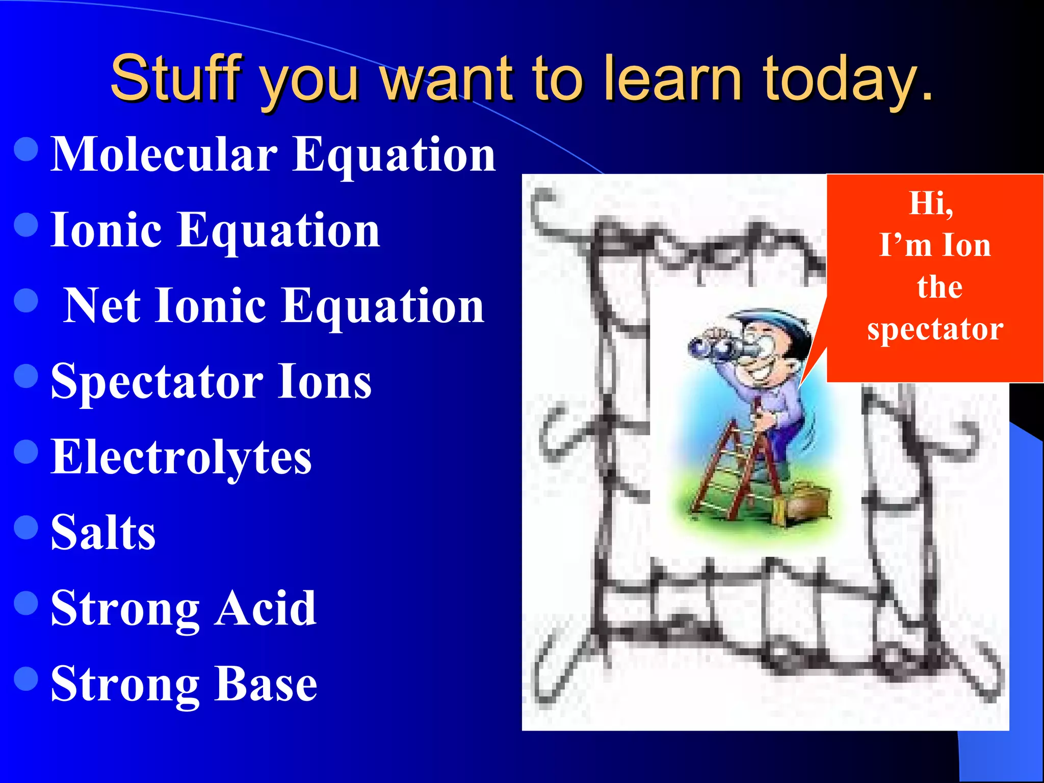 Net ionic equations | PPT