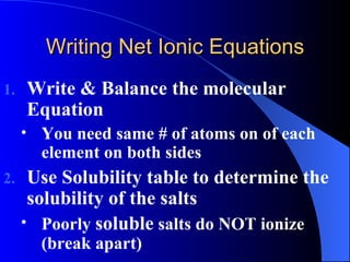 Net ionic equations | PPT