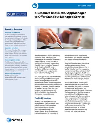 bluesource Uses NetIQ AppManager to Offer Standout Managed Service ...