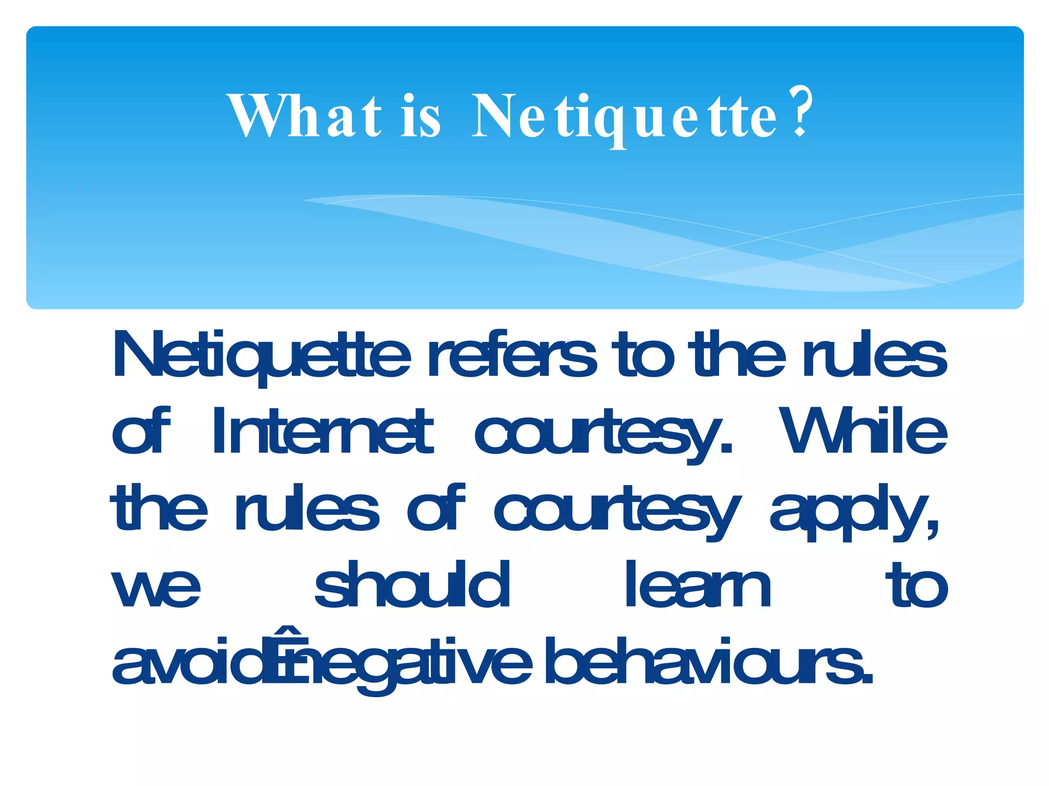 Netiquette | PPT