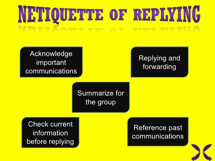 Netiquette