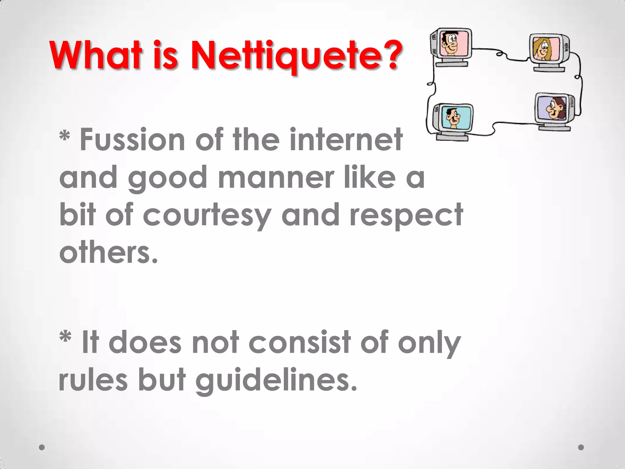 What is Netiquette? | PPTX