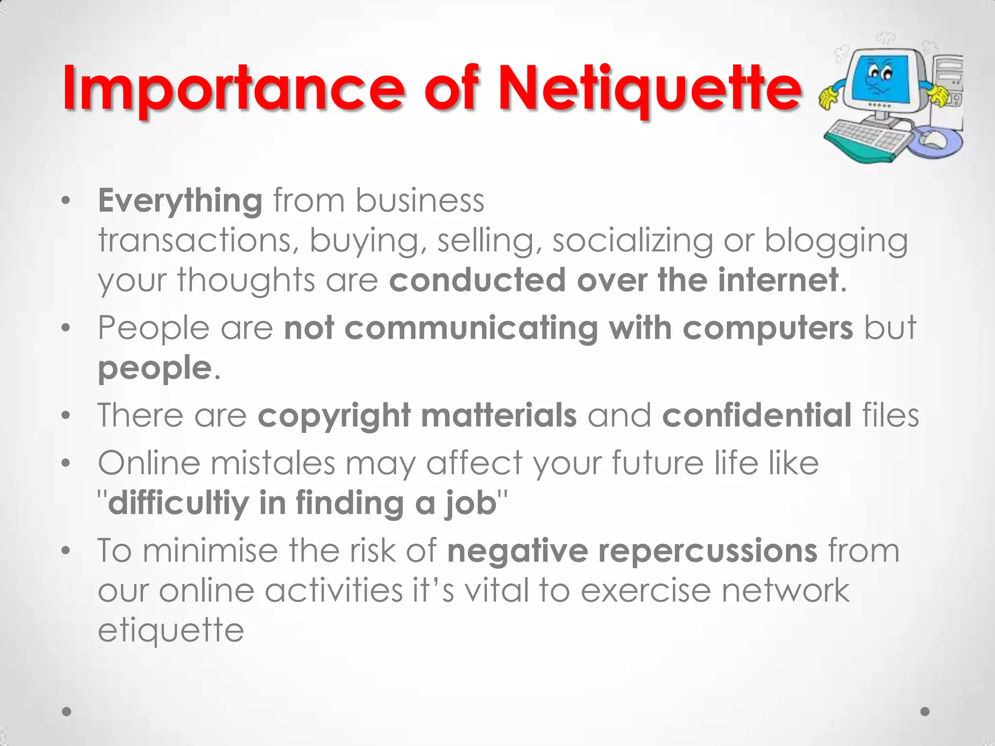 What is Netiquette? | PPTX