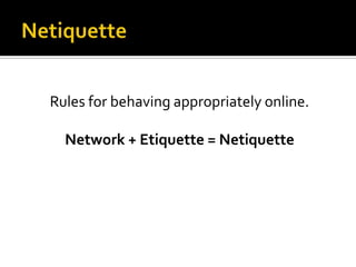 Netiquette | PPT