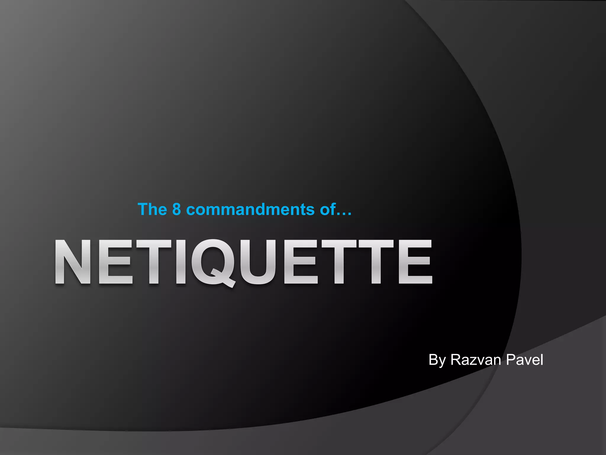 Netiquette | PPT