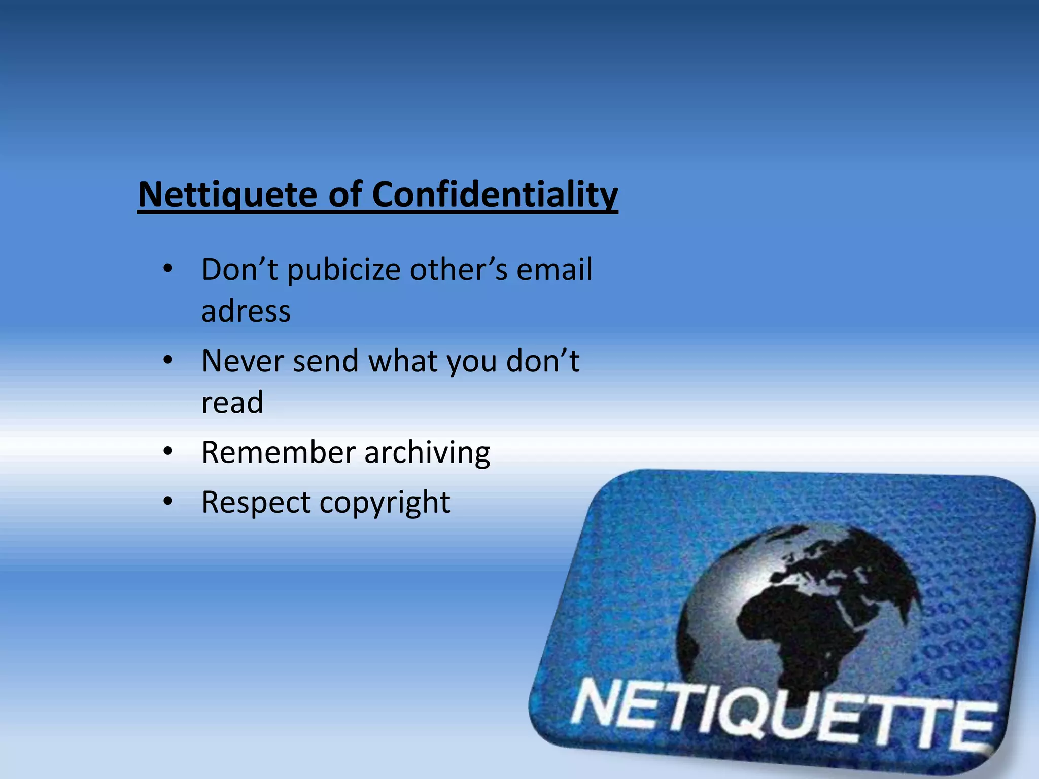 Netiquette | PPTX