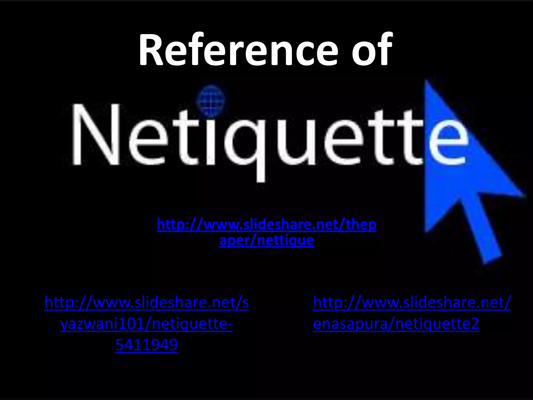 Netiquette | PPTX