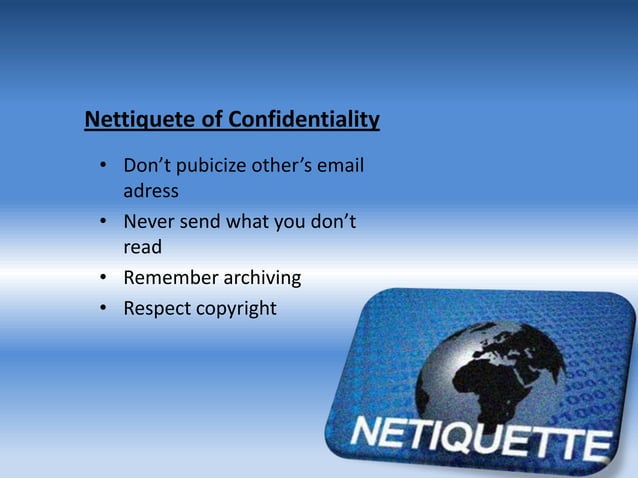 Netiquette | PPTX