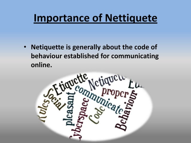 Netiquette | PPTX