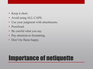 Netiquette | PPTX