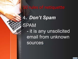 Netiquette | PPTX