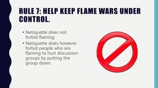 Netiquette | PPTX
