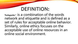 Netiquette | PPT