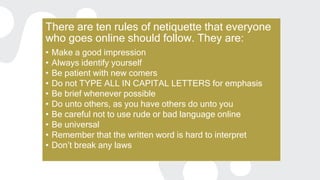 Netiquette | PPTX