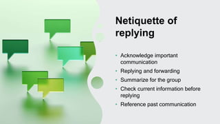 Netiquette | PPTX