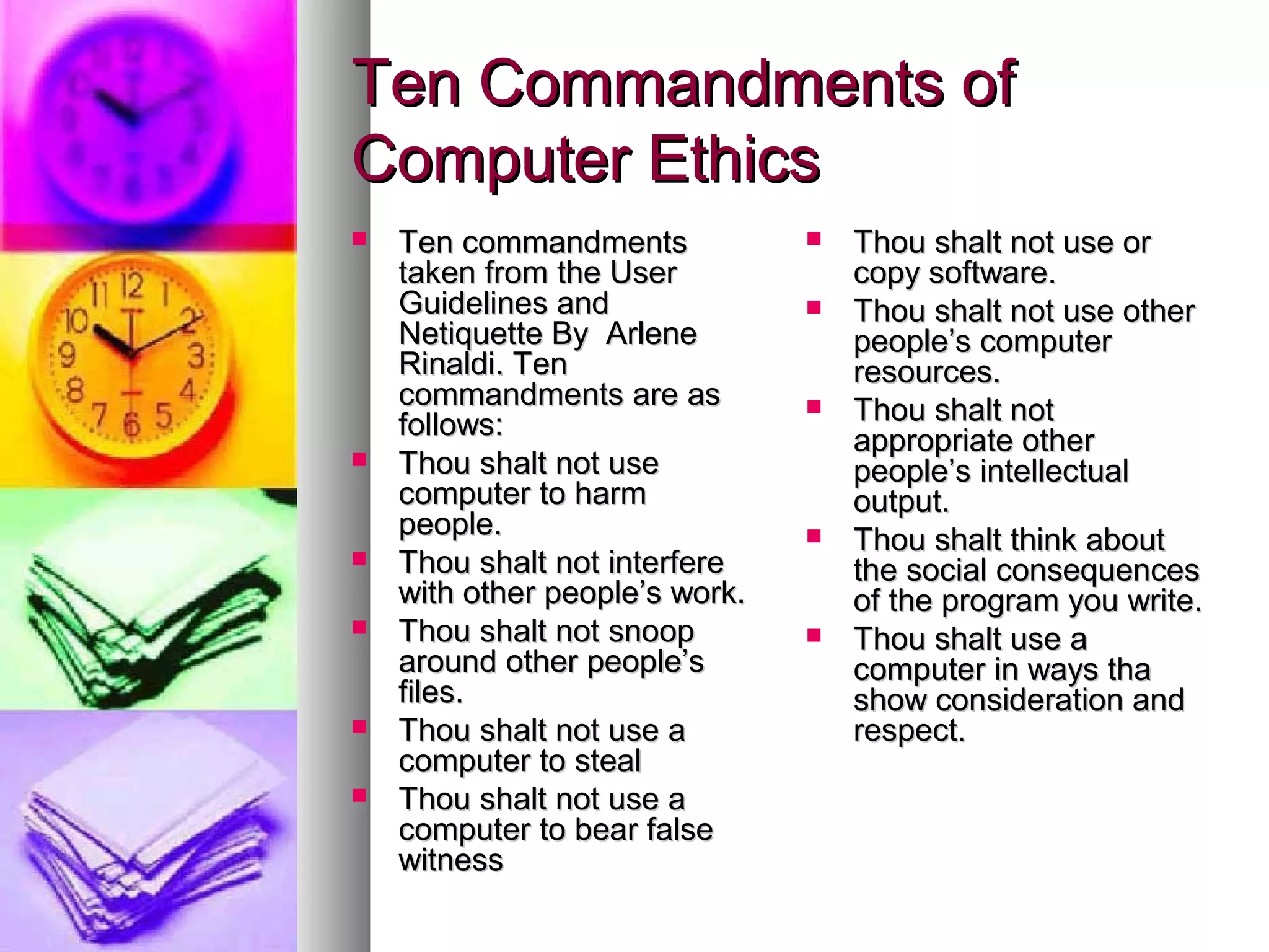 INTERNET ETIQUETTE AND NETIQUETTE | PPT