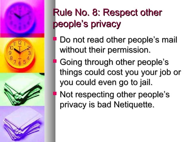 INTERNET ETIQUETTE AND NETIQUETTE | PPT | Email | Internet