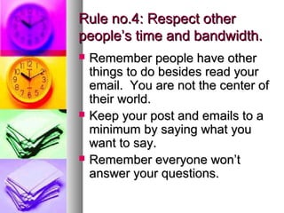INTERNET ETIQUETTE AND NETIQUETTE | PPT