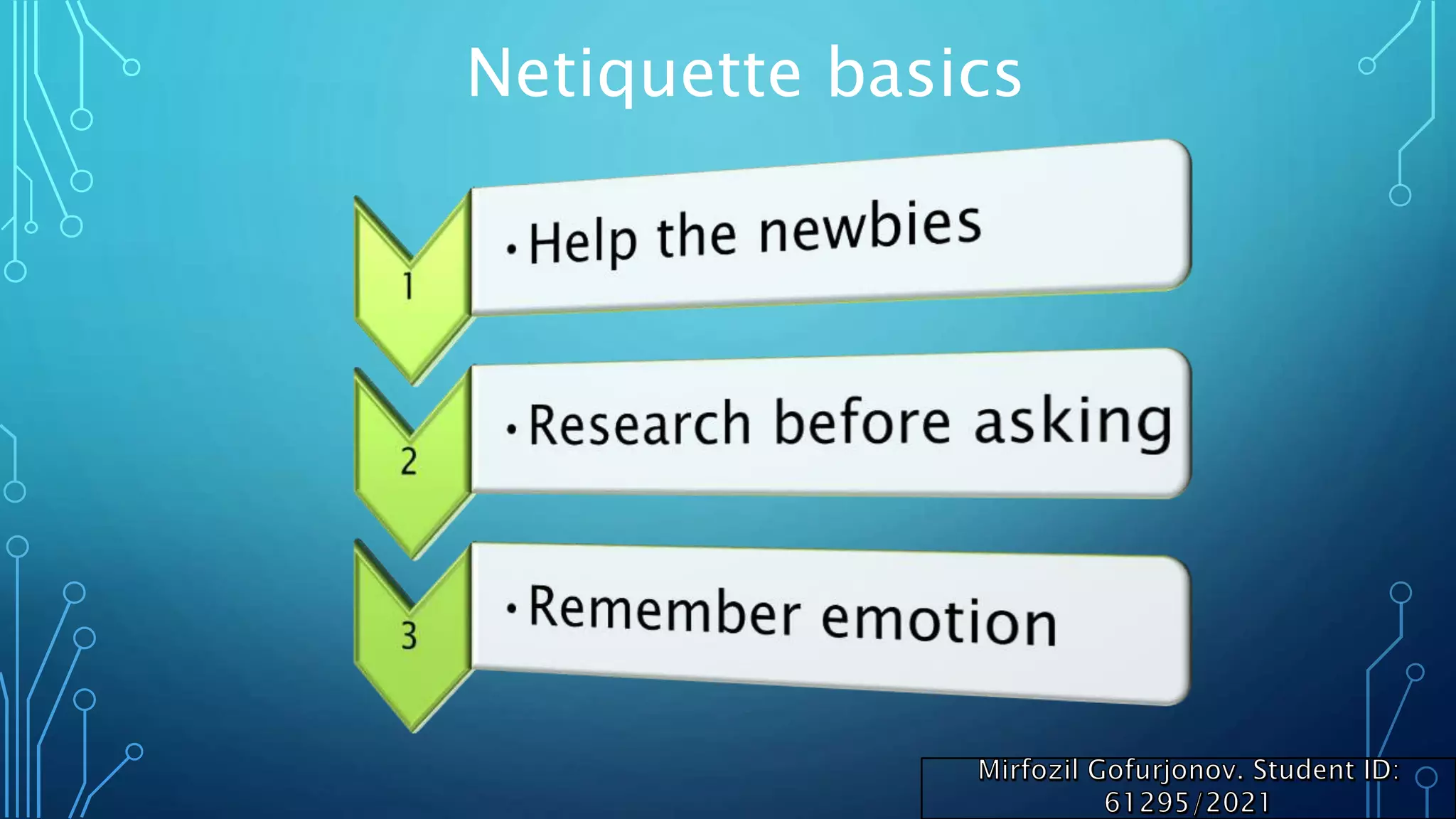 Netiquette | PPTX