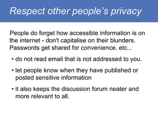 Netiquette and code of conduct in communication | PPTX