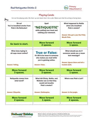 Netiquette board game | PDF